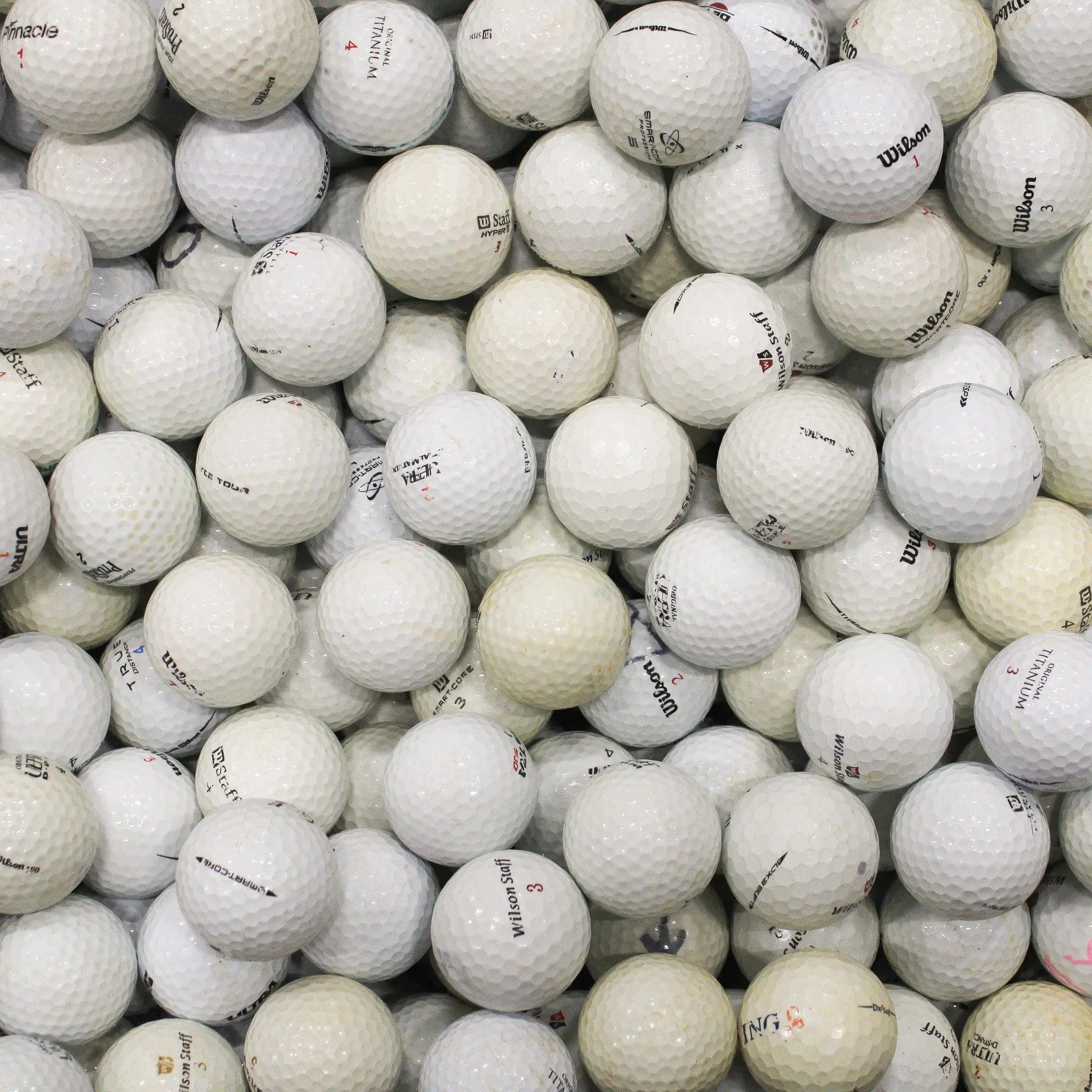 100 Pack Wilson/ Wilson Staff Mix Golf Balls Cross (Lakeballs/ Used Go ...